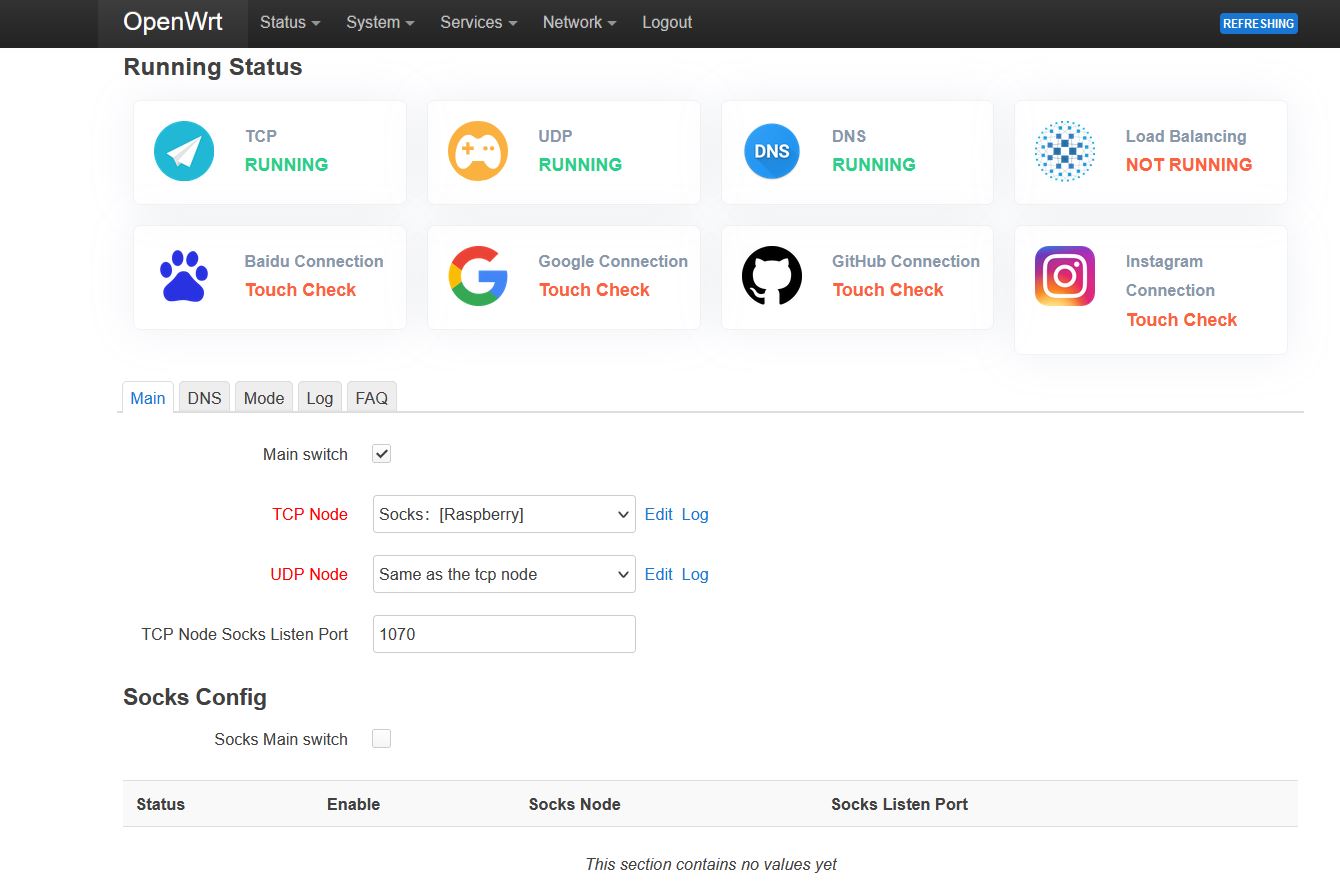 Installing PassWall and Xray core on OpenWrt and Xiaomi Mi Router 4A Gigabit Edition router ...
